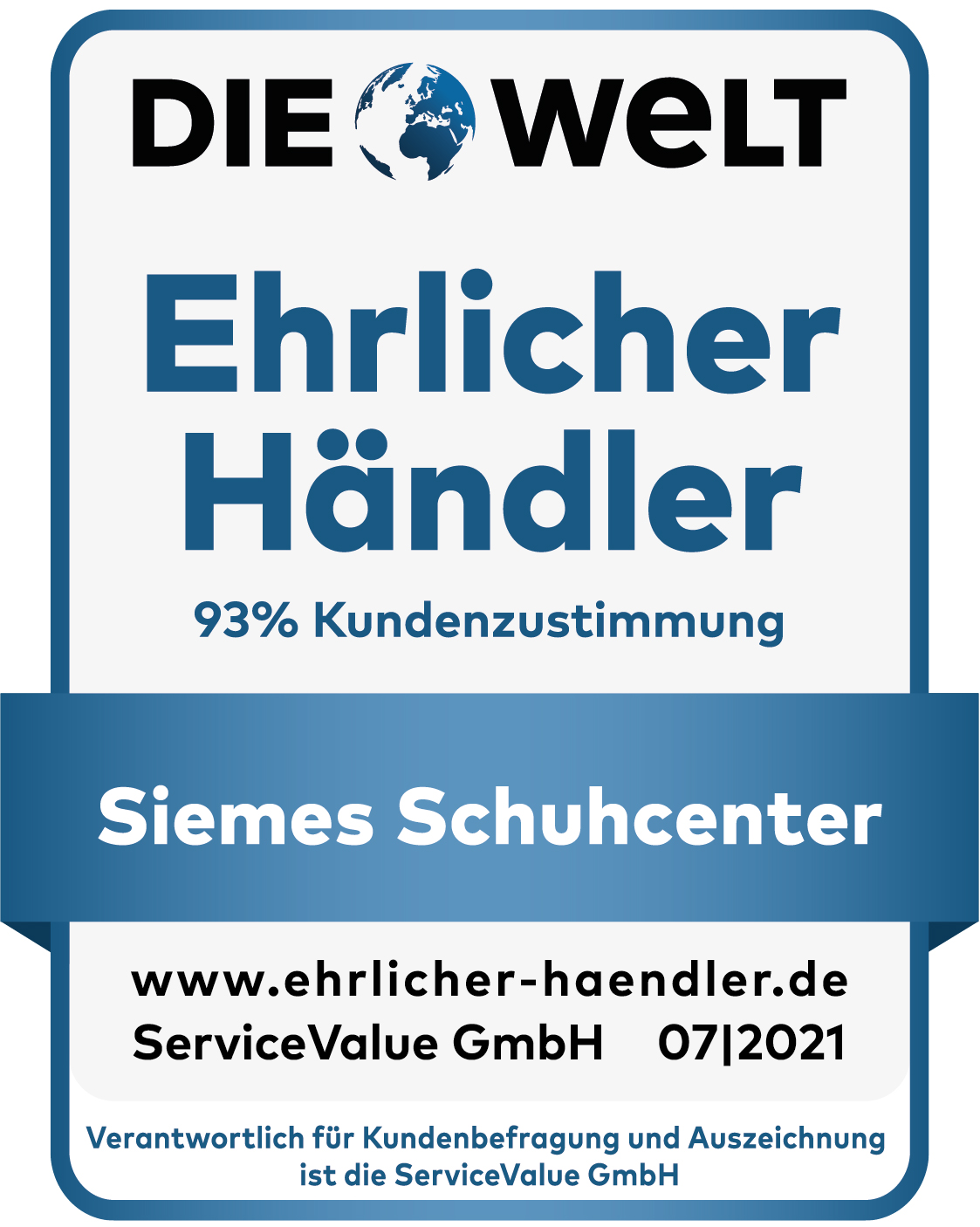 Siemes als Ehrlicher Händler 2021 ausgezeichnet - Siemes Gruppe